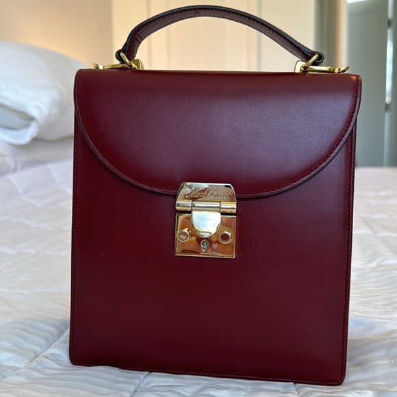 Mark Cross | Bags | New Mark Cross Uptown Bag In Oxblood Ted Burgundy ...